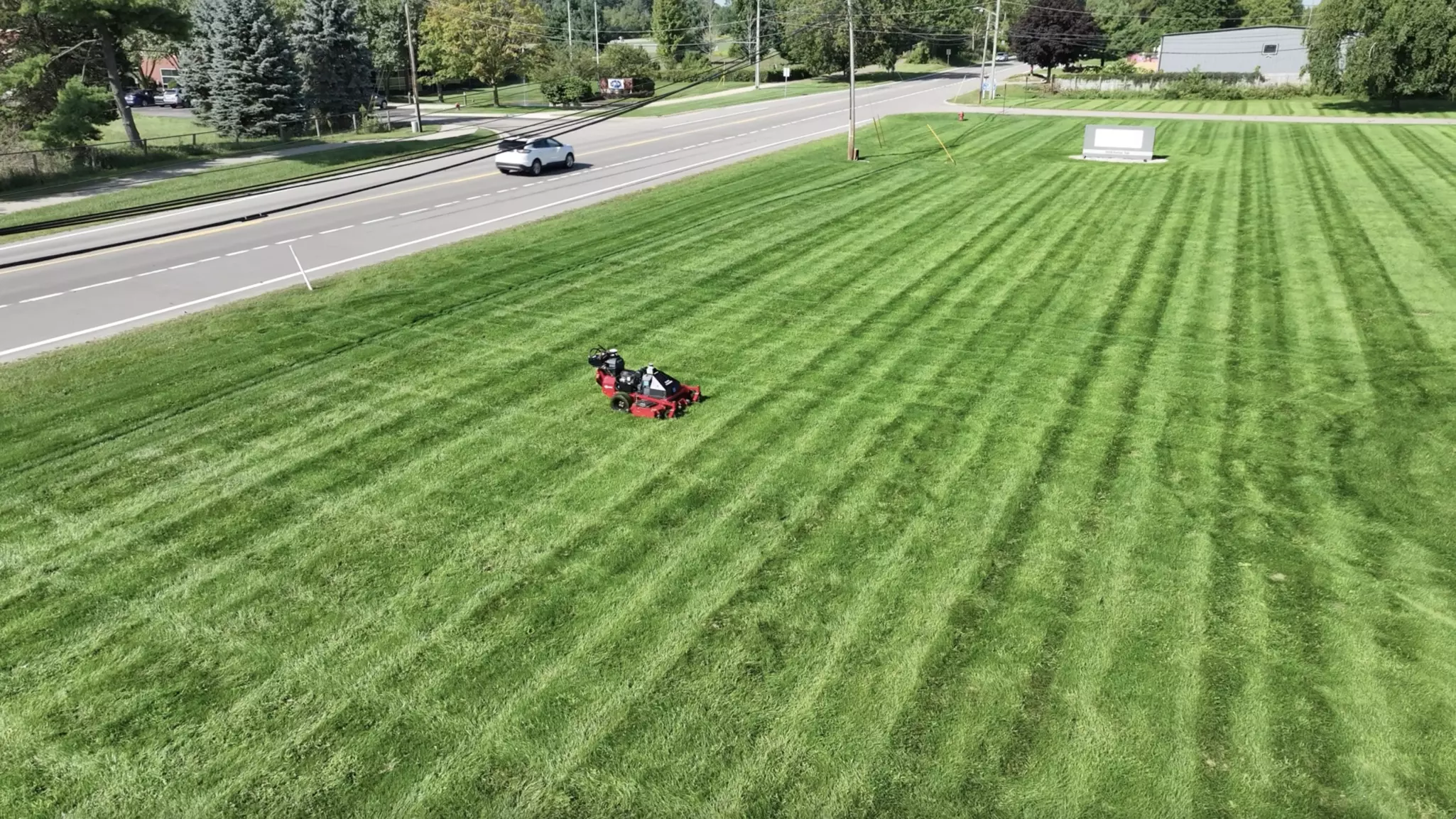 Turf Tracer Autonomous Mower with XiQ Technology | Exmark